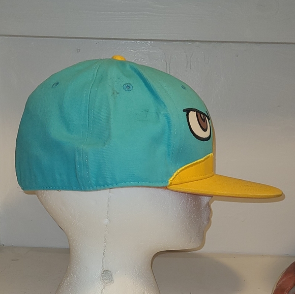 Disney | Accessories | Phineas And Ferb Fitted Hat Perry The Platypus ...